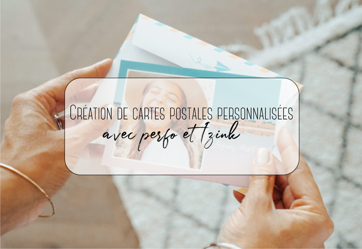 Cartes postales scrapbooking