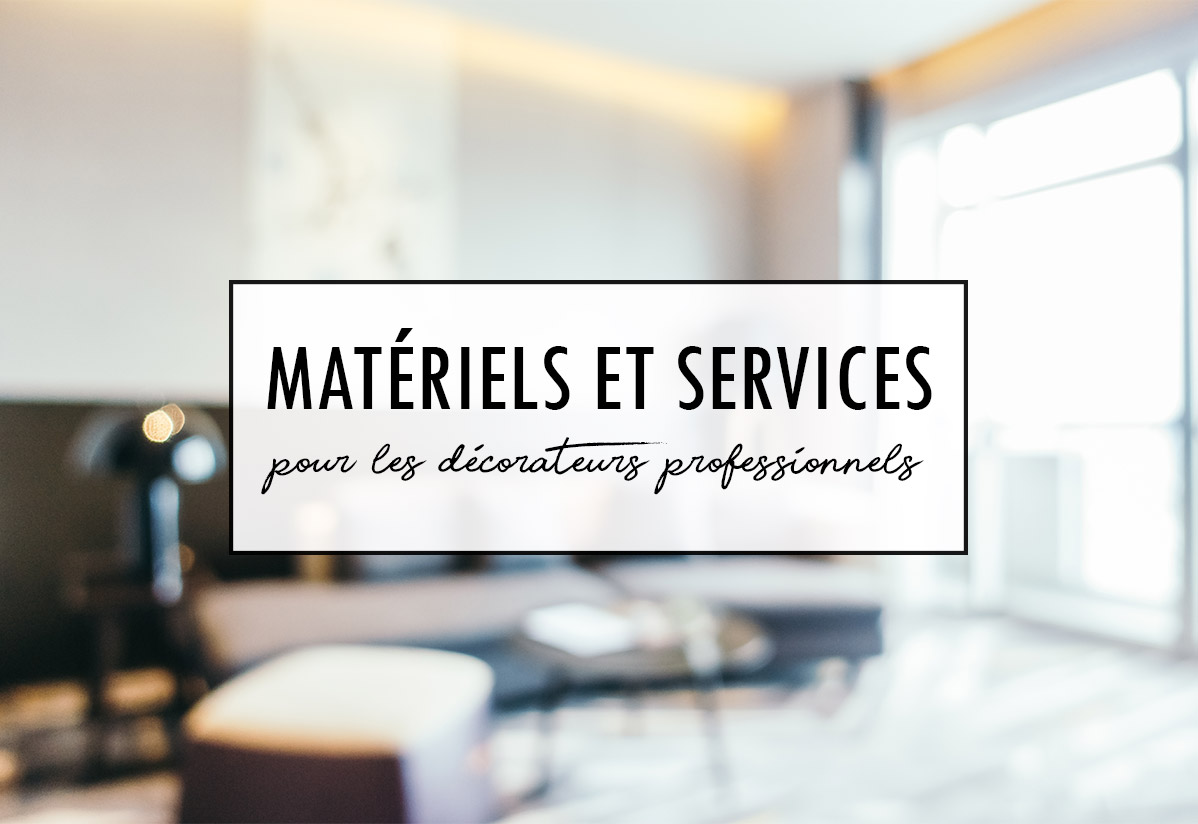 Matériel et services pour les décorateurs professionnels - Creavea