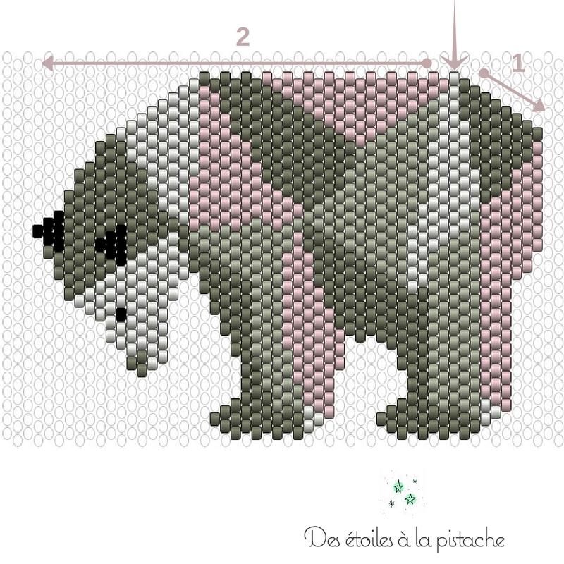 Grille Schéma Tissage Perles Gratuit