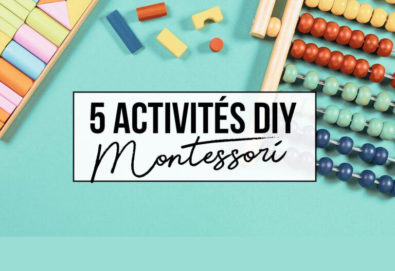 5 idées DIY d'activités Montessori - Creavea