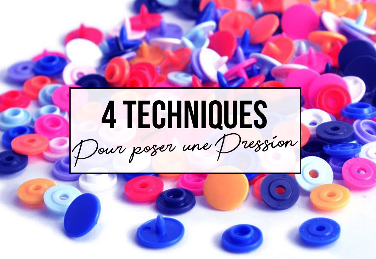 Comment poser un bouton pression ? - Creavea
